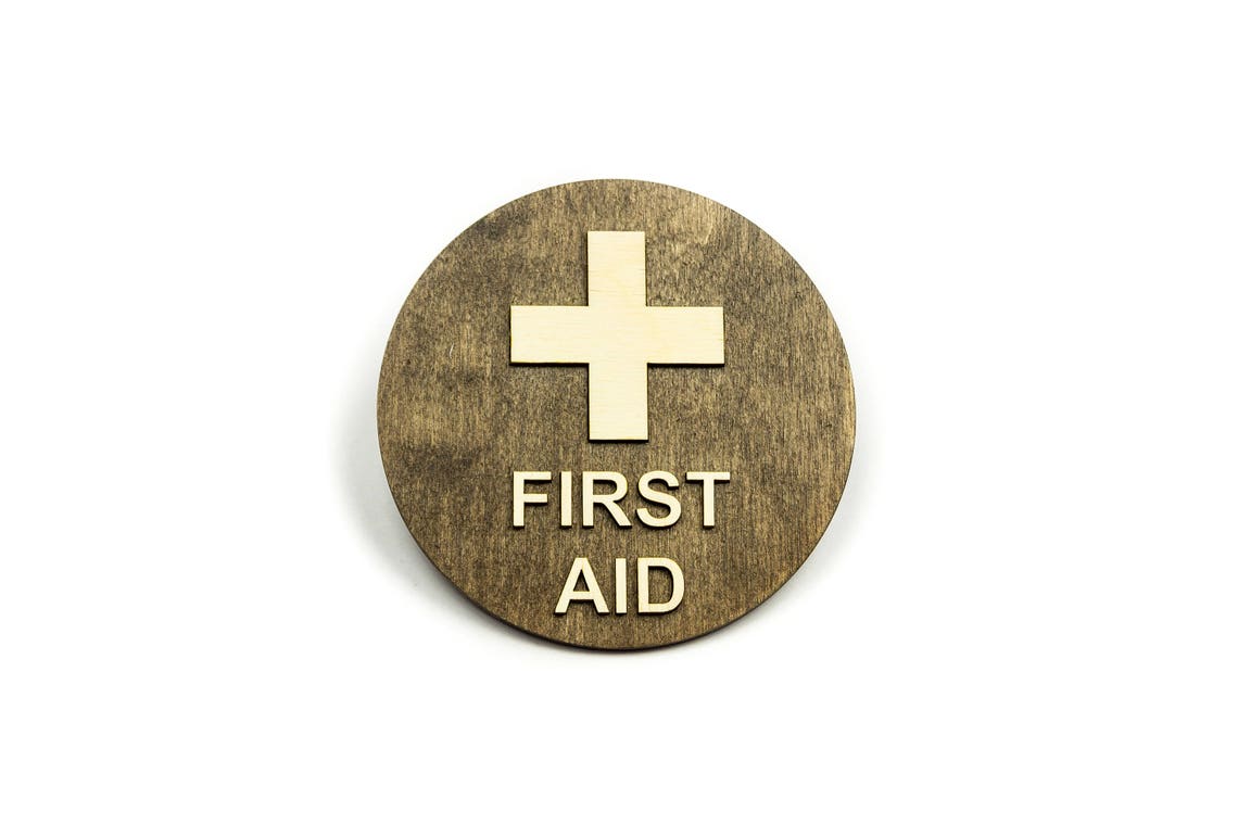 First Aid Kit Sign Door Sign Safety Sign First Aid Station - Etsy