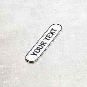 Custom Bioplastic Door Sign With Your Own Text, Personalized Eco ...