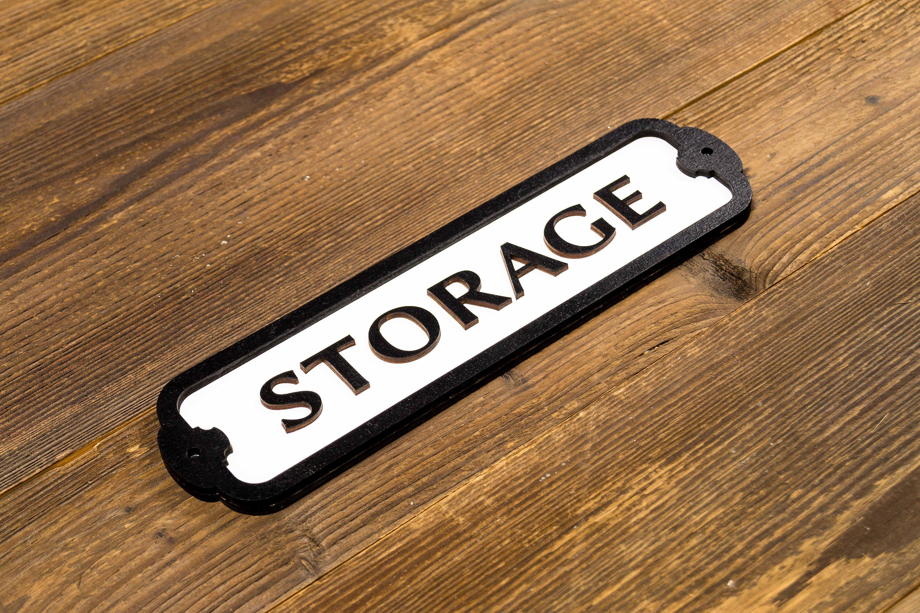 Wood Storage Room Door Sign. Vintage Style Wall Plate. - Etsy