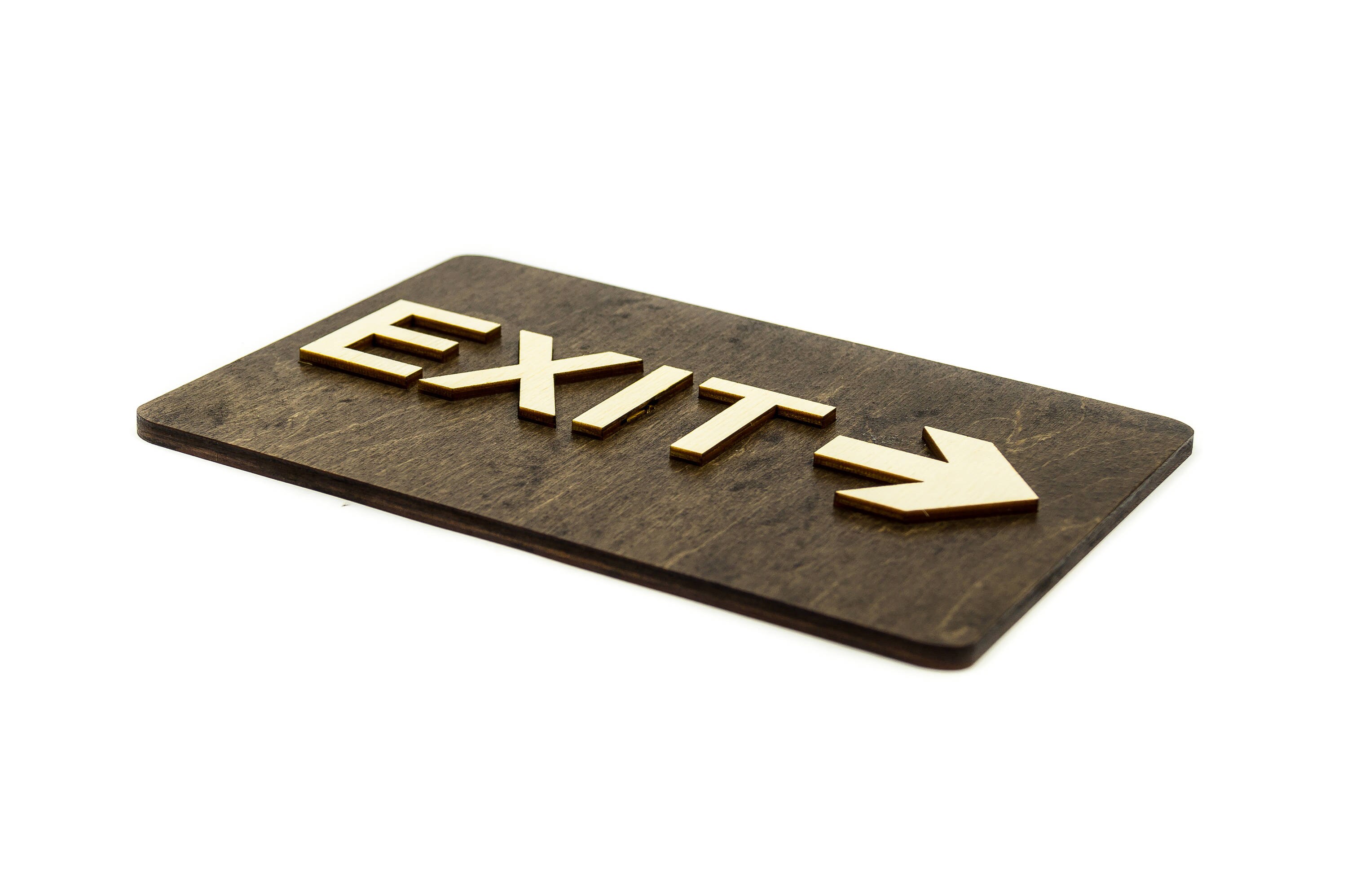 Exit Directional Sign, WC Sign, Restroom Door Sign, Office, Restaurant ...
