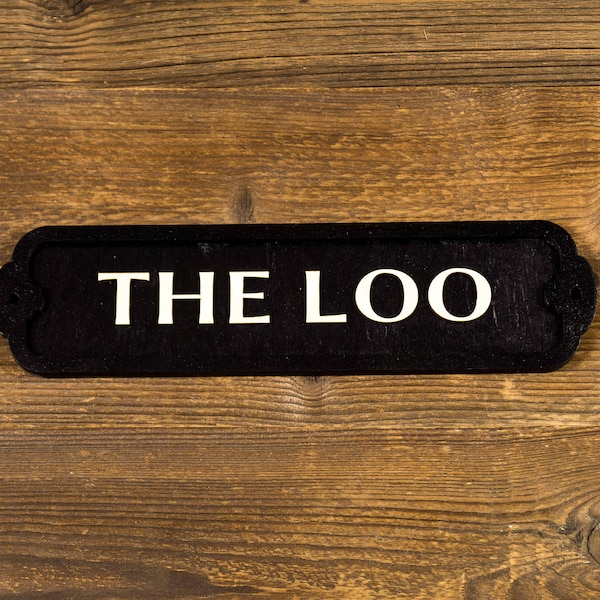 The Loo Door Sign - Etsy