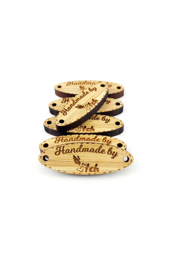 Set of 25 Wood Product Tags Personalized Clothing Labels for - Etsy