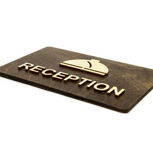 Reception Sign, Check in Sign, Office, Restaurant, Hotel, Bar, Toilet ...