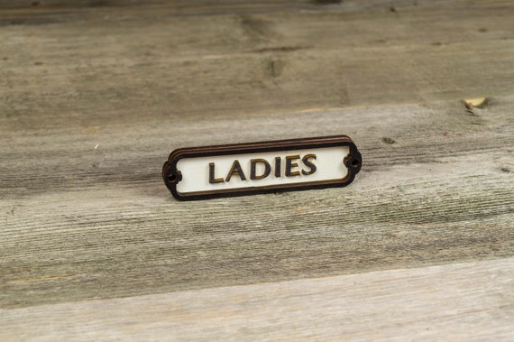 Ladies Door Sign Toilet Door Sign Door Plaque Vintage | Etsy