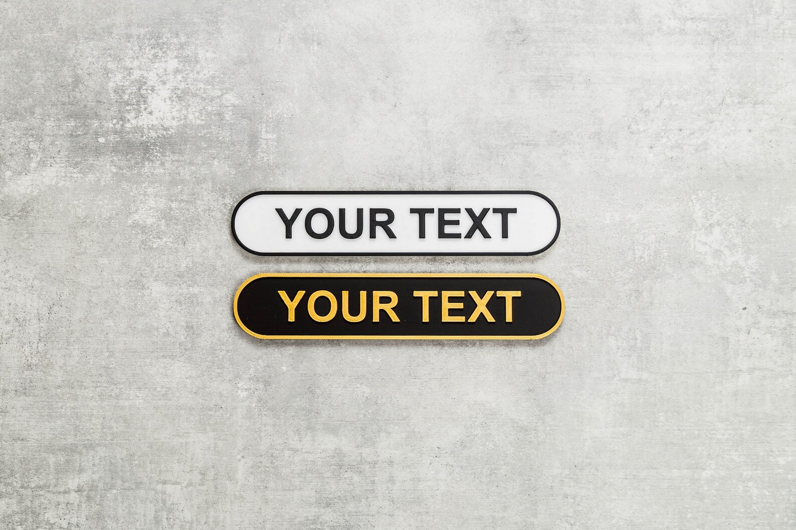 Custom Bioplastic Door Sign With Your Own Text, Personalized Eco ...