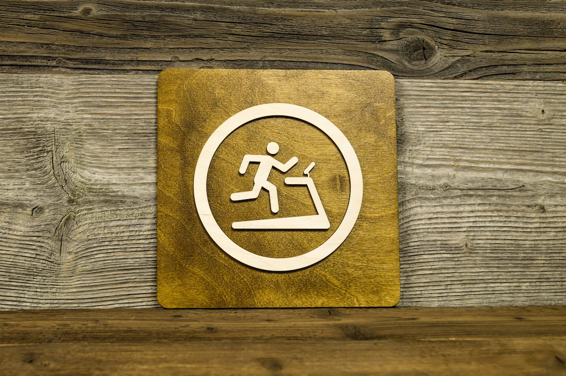 Wooden Gym Door Sign. for a Hotel or Company Sports Room. - Etsy