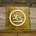Wooden Gym Door Sign. for a Hotel or Company Sports Room. - Etsy