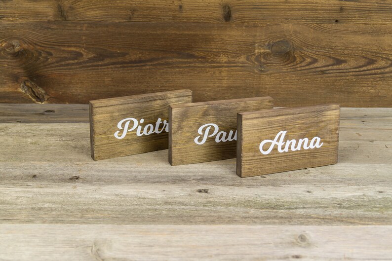 Table Place Names Freestanding Sign Hanging Sign Rustic - Etsy