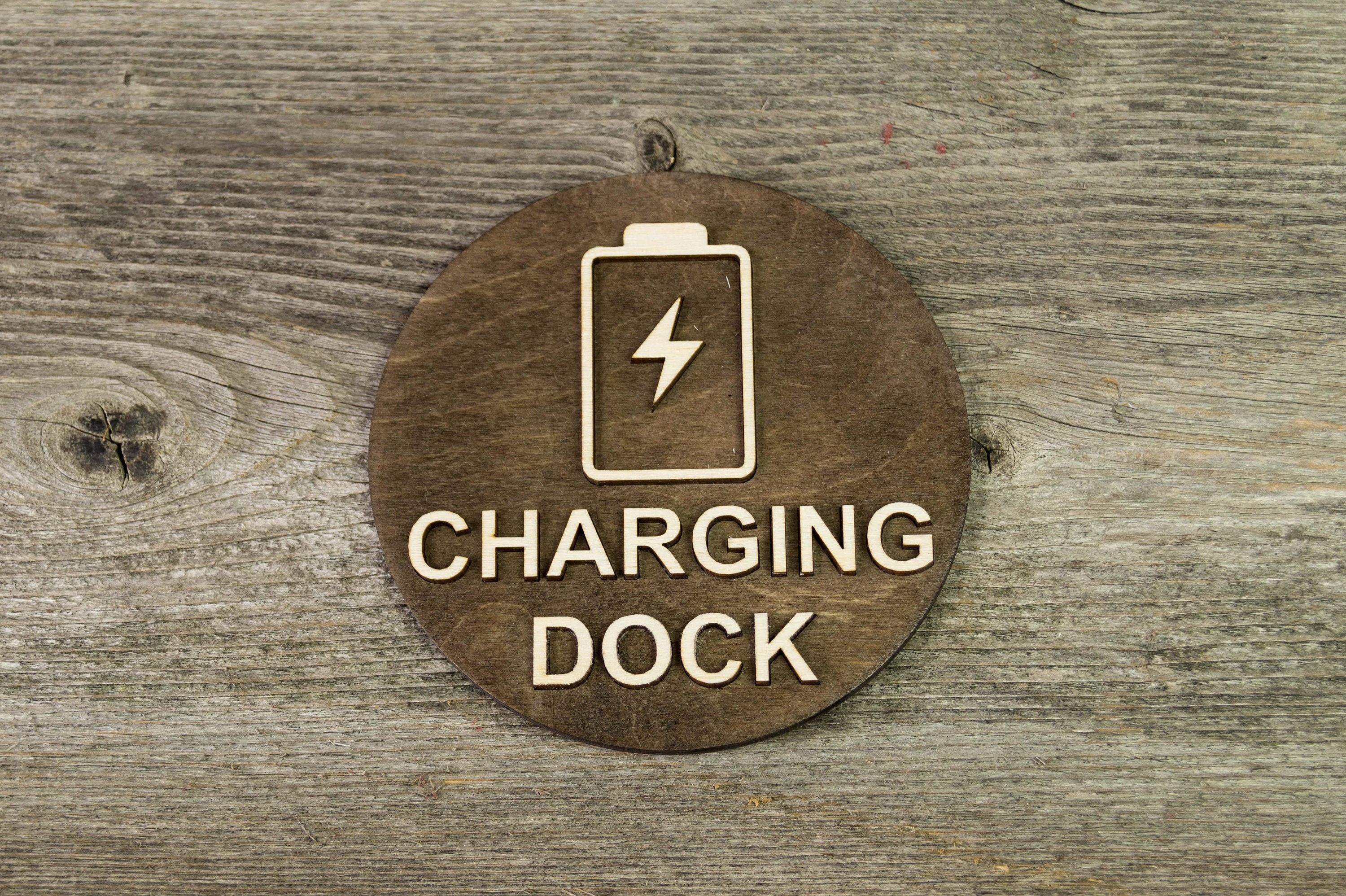 Charging Station Sign. Mobile Devices Recharge Dock. Charge - Etsy