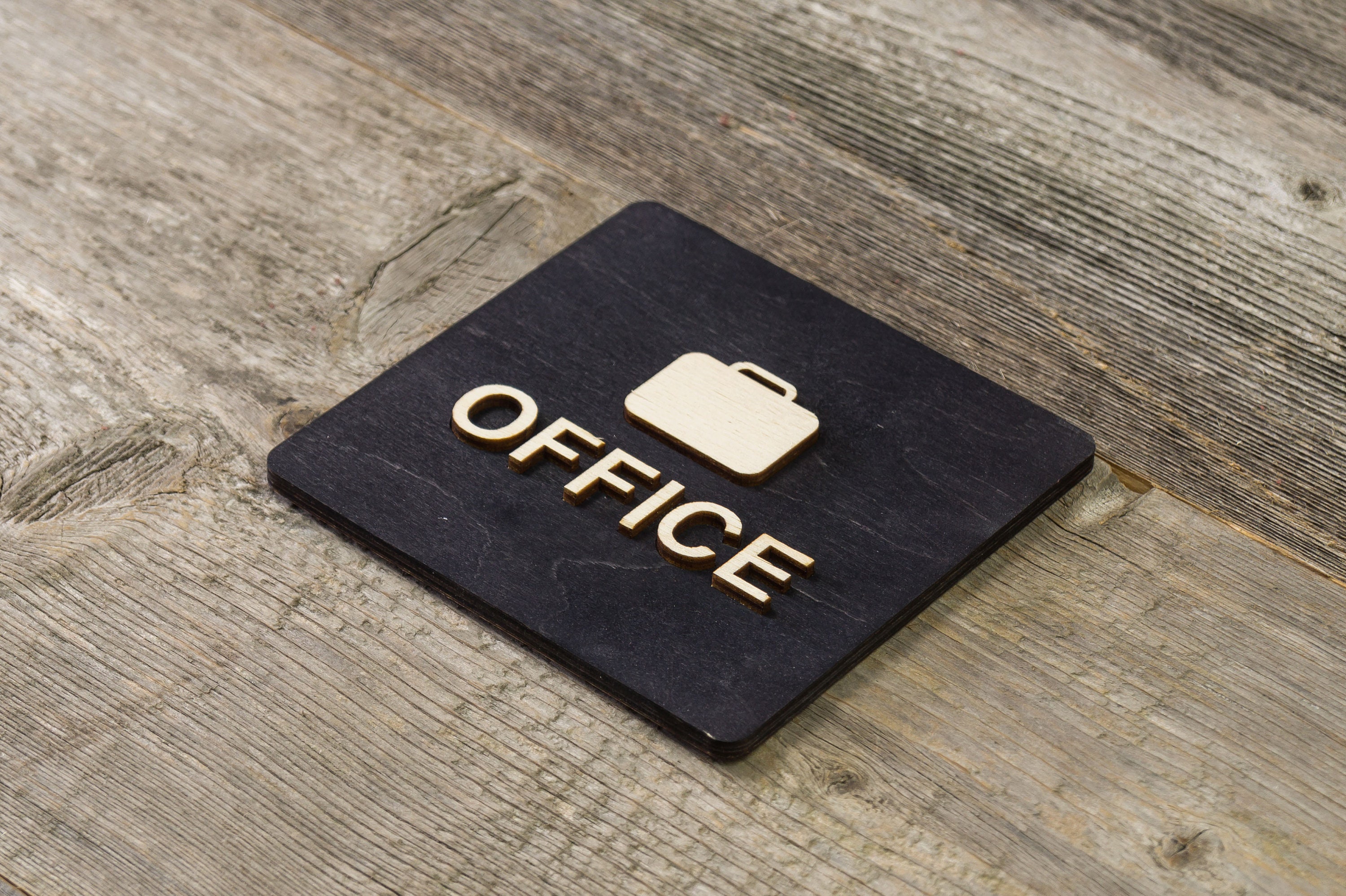Office Wooden Door Sign. Co-working Hotel Restaurant - Etsy
