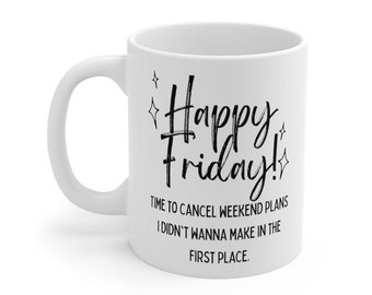 Friday Coffee Mug - Etsy