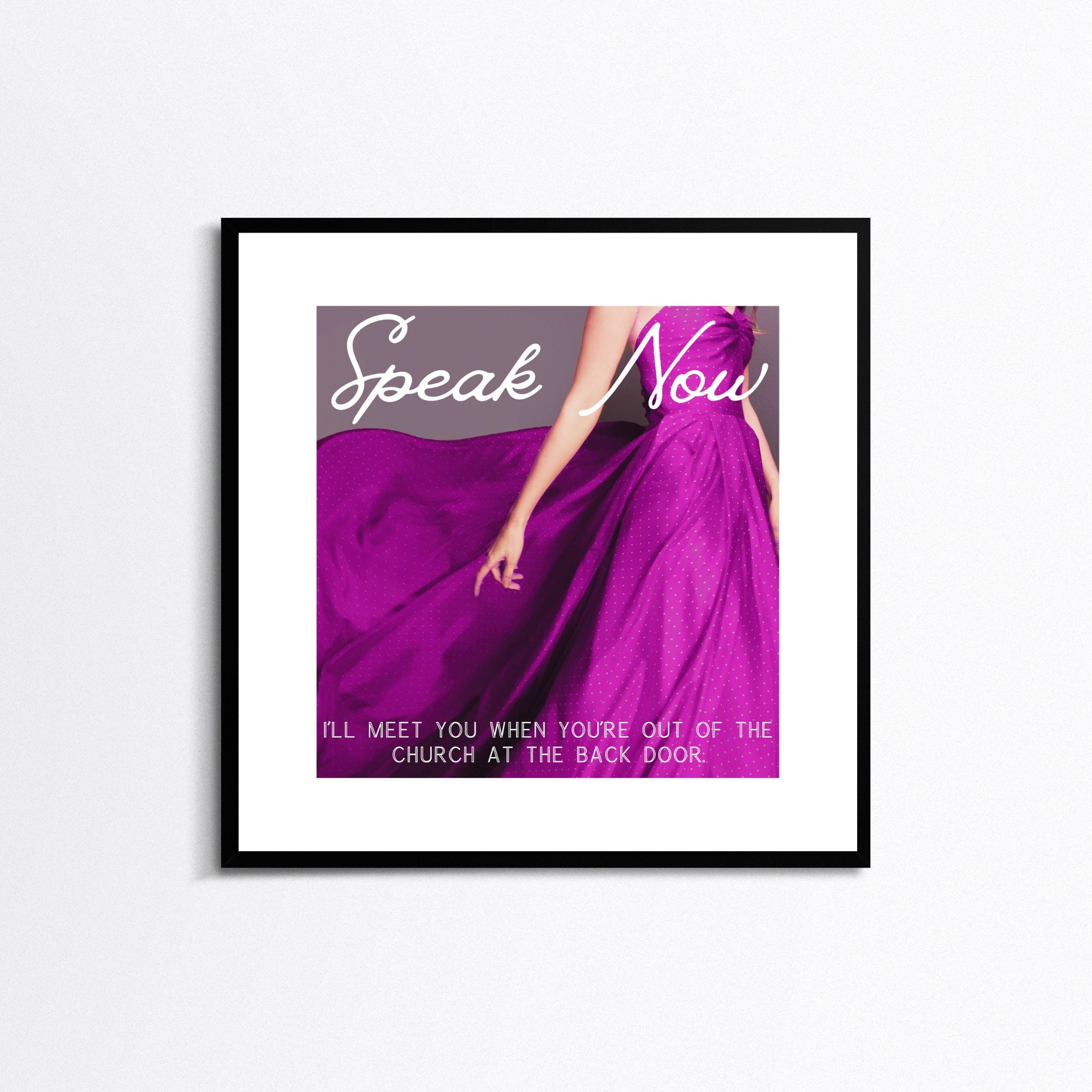 Taylor Speak Now Poster