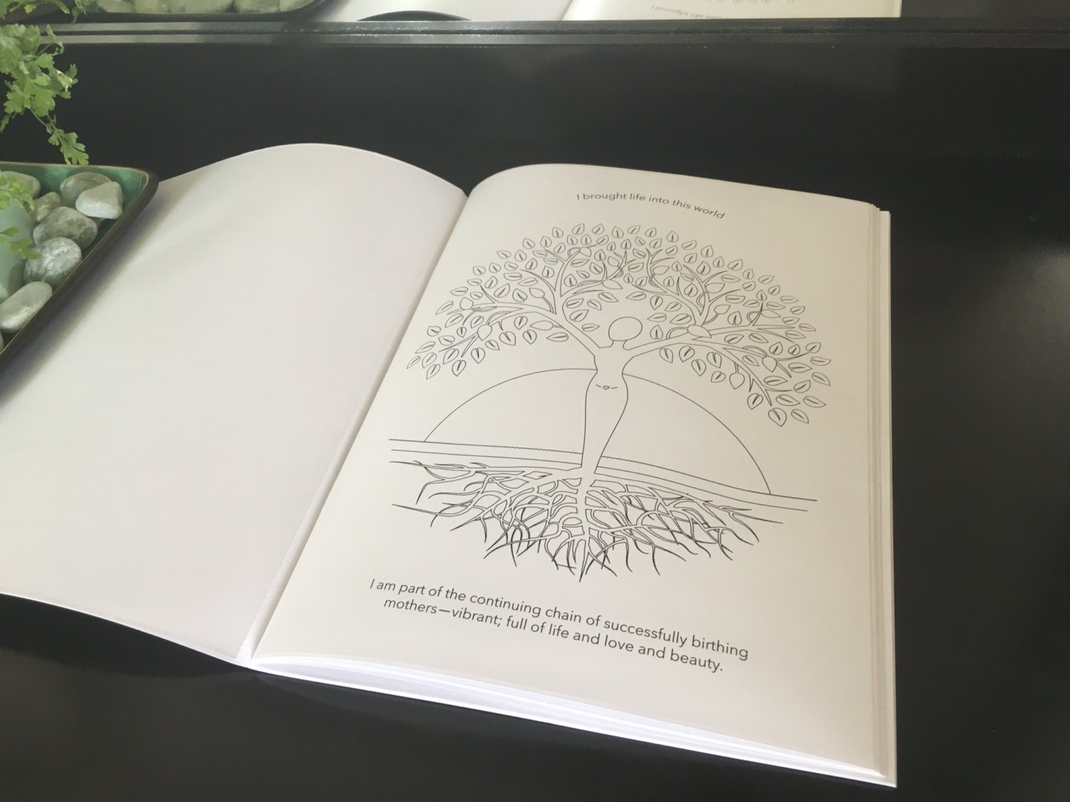 Cesarean Birth Coloring Book Affirmations for Postpartum | Etsy