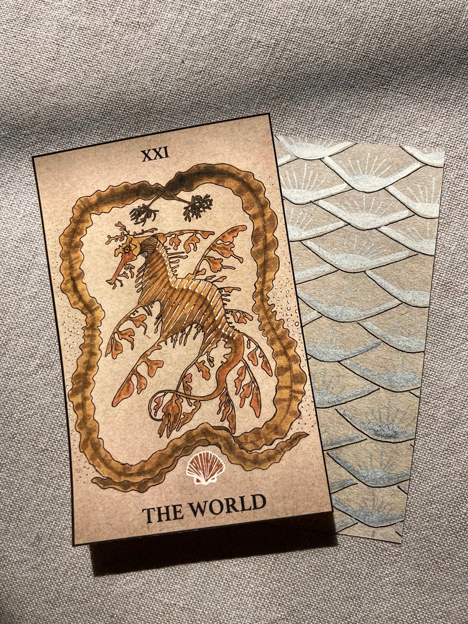 Tarocean Ocean Themed Tarot Cards/prints - Etsy