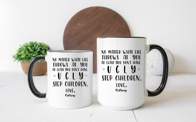 Stepfather Gift Funny Step Dad Mug Step Parent Cup | Etsy
