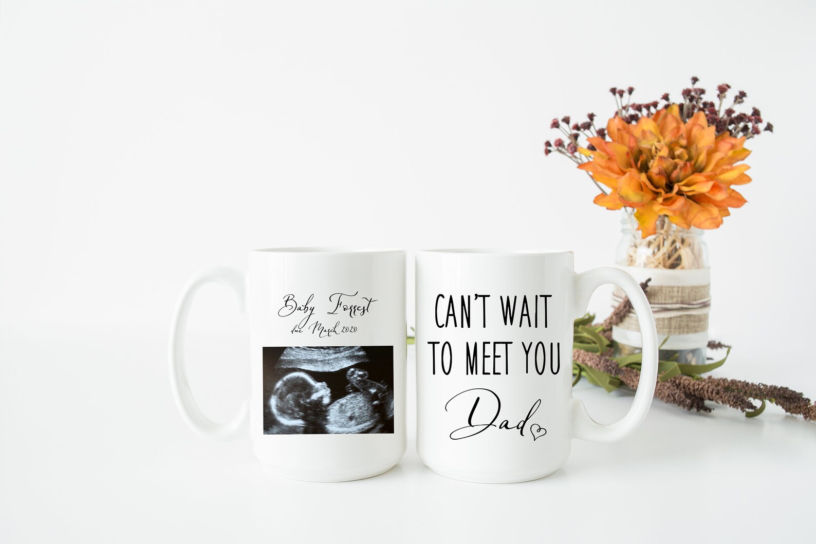 15 Oz Large Mug Pregnancy Announcement To Family Baby Reveal | Etsy