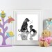 Rottweiler Wall Decor Baby With a Dog Watercolor Print Baby - Etsy
