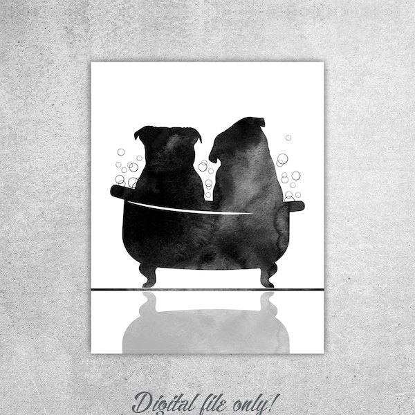 Bathroom Signs Dogs - Etsy