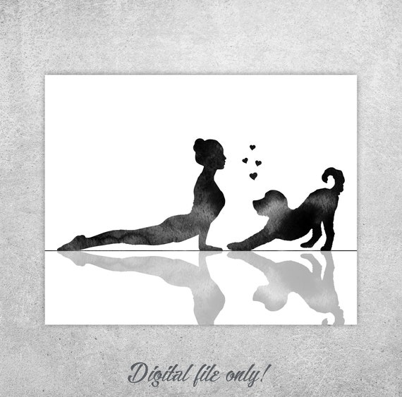 Yoga Art Yogi Yoga Poster Yoga Pose Yoga Print Yoga Woman - Etsy