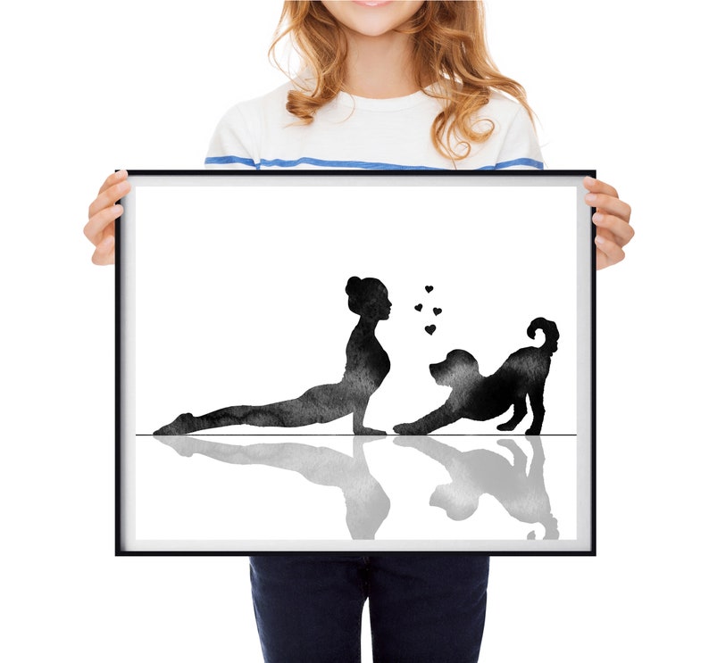 Yoga Art Yogi Yoga Poster Yoga Pose Yoga Print Yoga Woman - Etsy