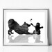 Baby and Dog Watercolor Print, Nursery, Baby and Samoyed, Dog Print ...