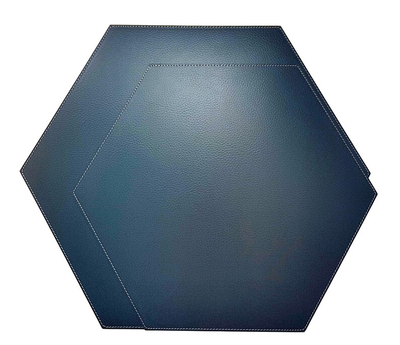 Set of 4 6 8 10 Placemats / Hexagon Table Mats Made of | Etsy