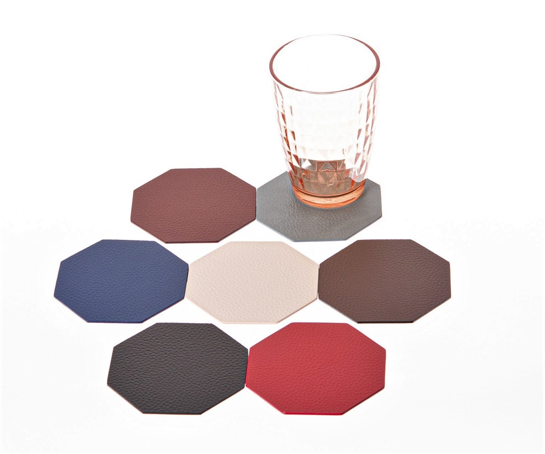 Octagon Coasters, Set of 4 6 8 Coasters, Dining Table Decor Table ...