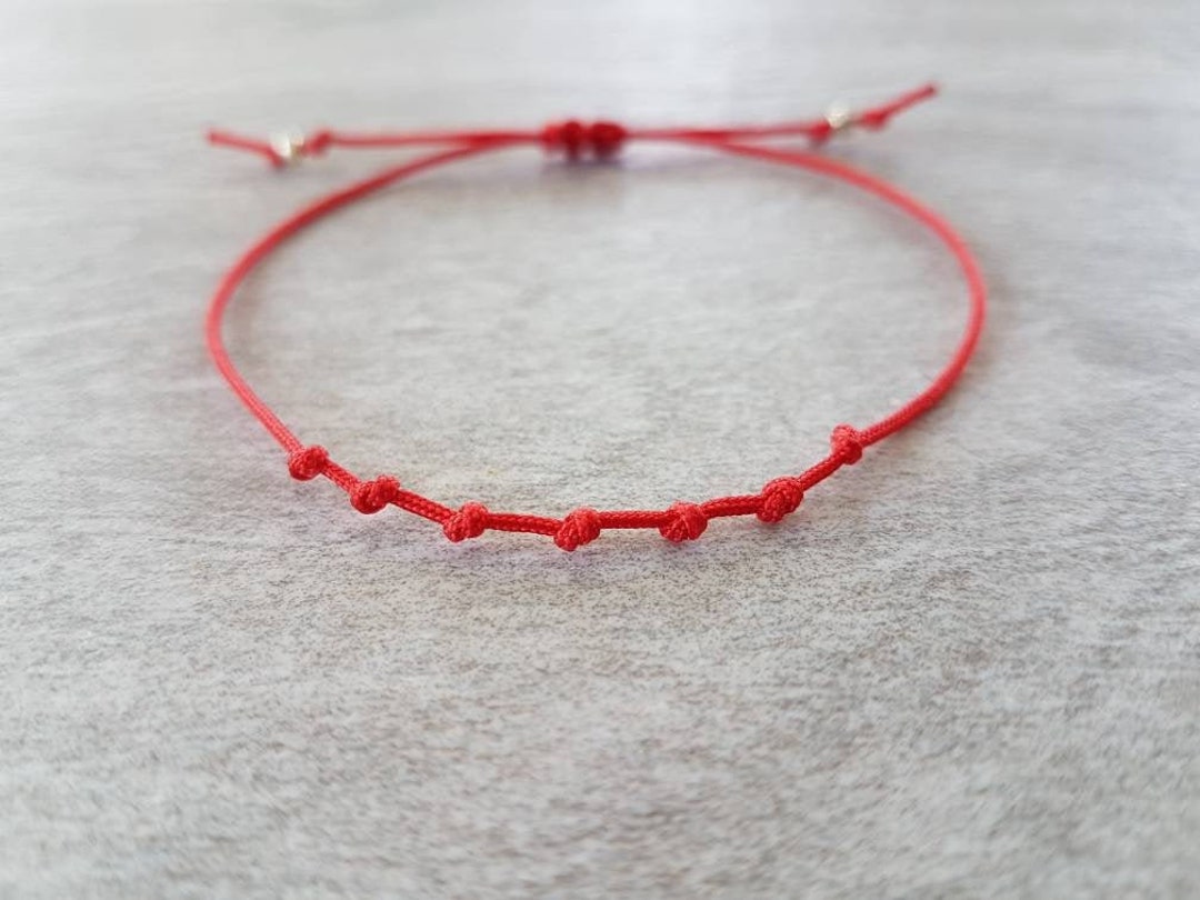 Kabbalah Bracelet / Kabbalah Bracelet / Red Thread 7 Knots New Model ...