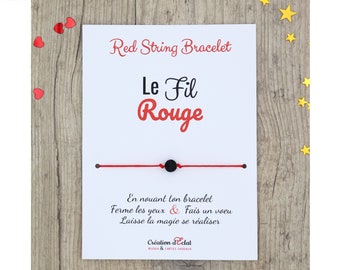 Red String Bracelet Red Bracelet With Prayer Jerusalem Judaism Red ...