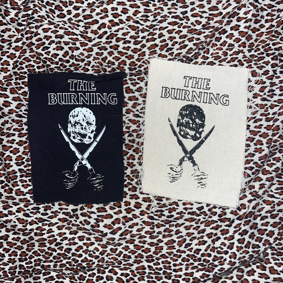 The Burning X Black Flag Cropsey Horror Punk Patch - Etsy