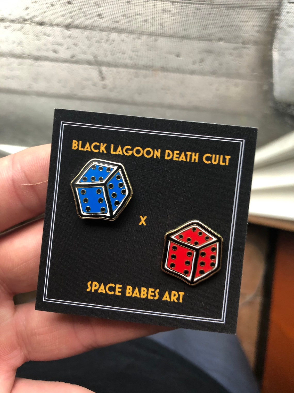 666 Dice Pin Set | Etsy