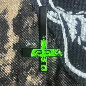 Exorcist Cross Reagan Punk 2 Soft Enamel Pin - Etsy