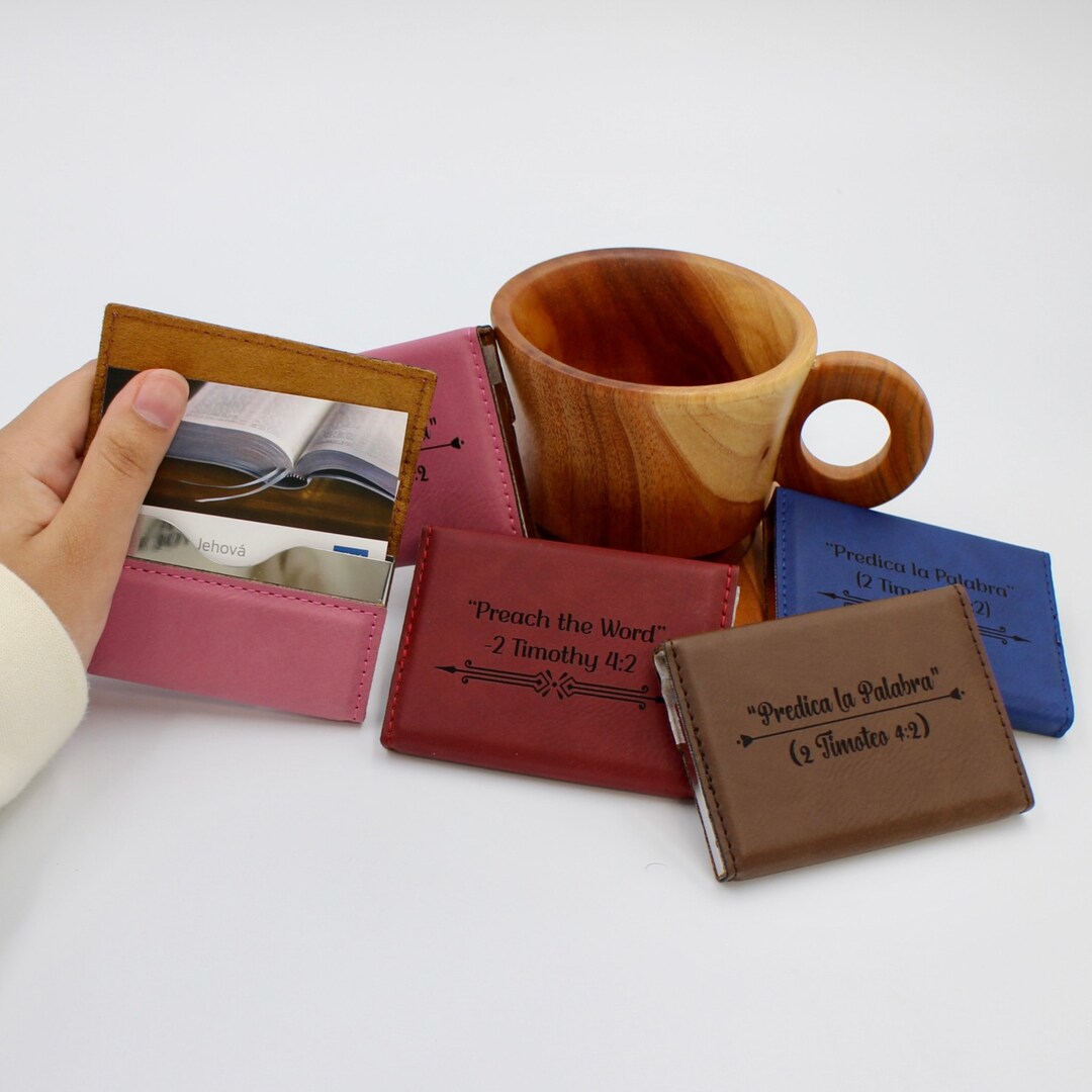 JW preach the Word Contact Card Holder for Service or Pioneer Gift ...