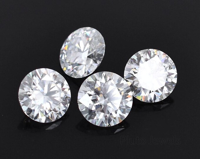 Round Brilliant Cut Lots Moissanite Stone Wholesale Lab Created ...