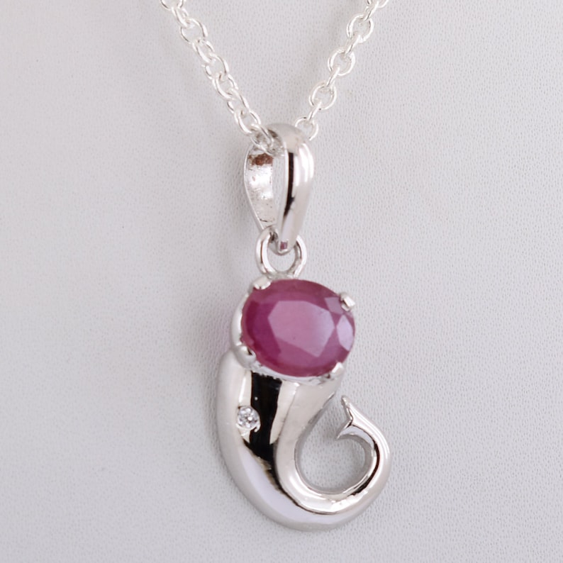 Lord Ganesha Pendant With 4ct Ruby GemstoneSpiritual | Etsy