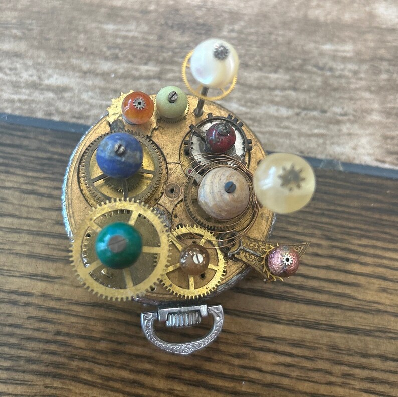 Orrery- Solar System- Steampunk Art - Pocket Watch Orrery - Etsy