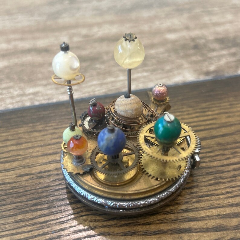 Orrery- Solar System- Steampunk Art - Pocket Watch Orrery - Etsy