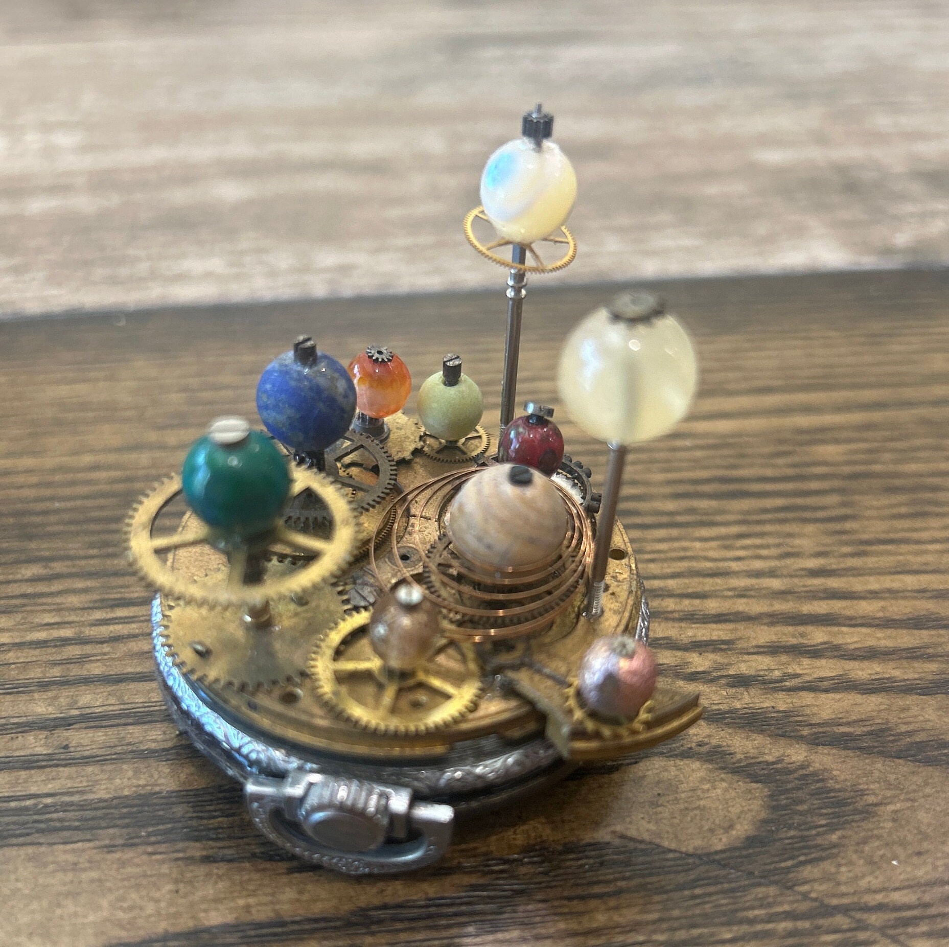 Orrery- Solar System- Steampunk Art - Pocket Watch Orrery - Etsy