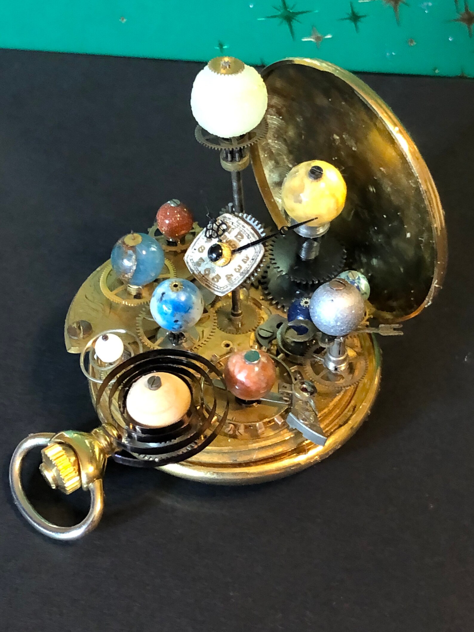 Orrery Solar System Art/planetary System/ Steampunk Art - Etsy