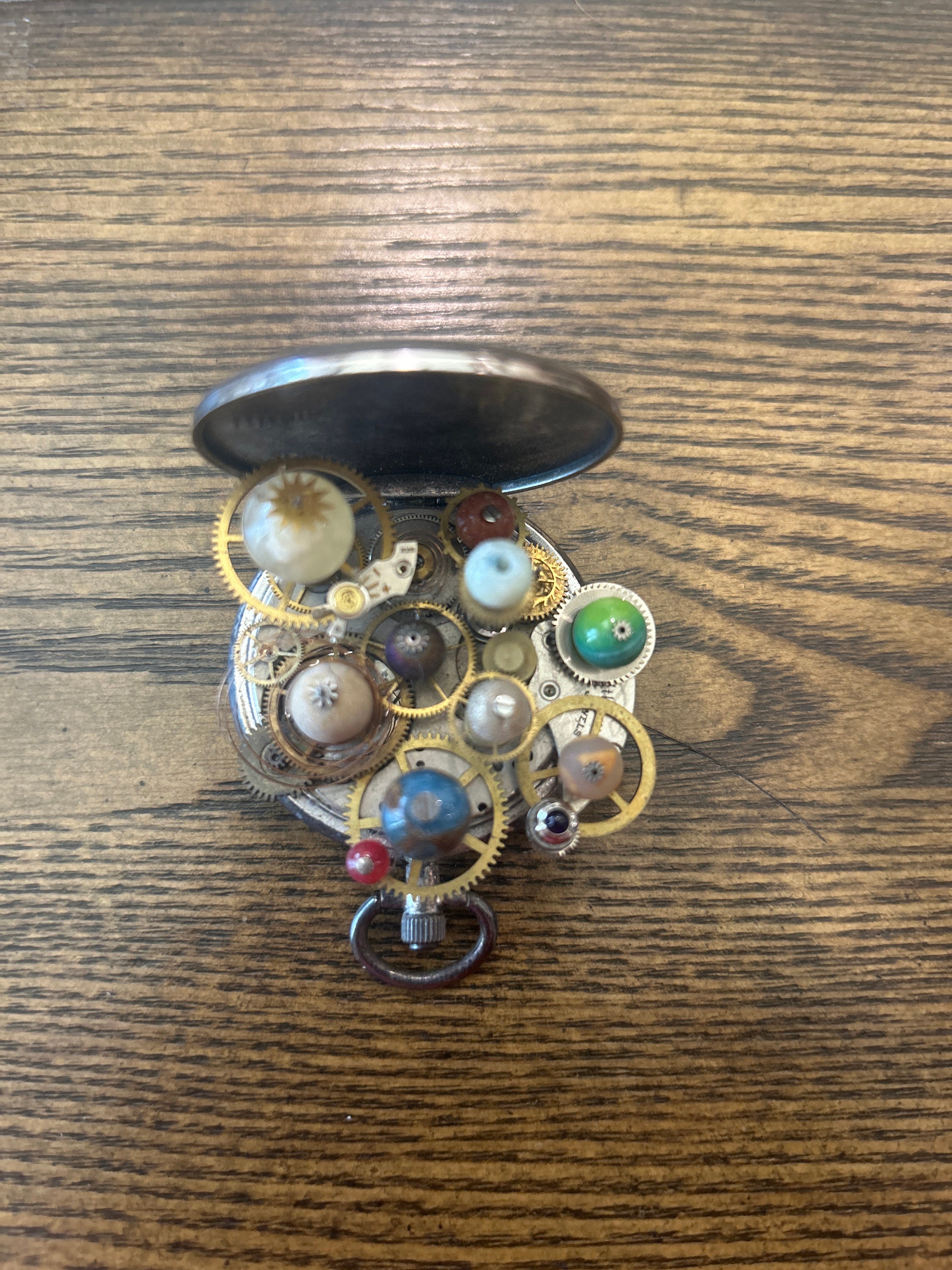 Pocket Watch Orrery Vintage Pocket Watch/solar System Steampunk Art - Etsy