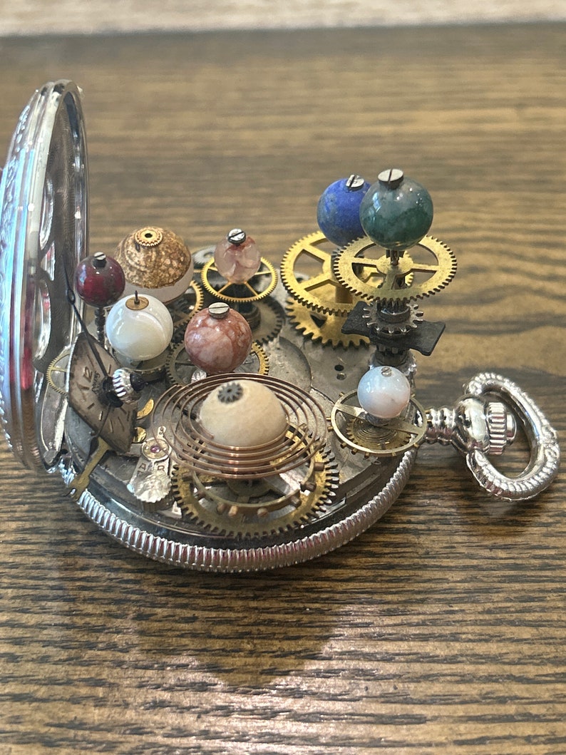 Orrery- Solar System- Steampunk Art -planetary System - Etsy
