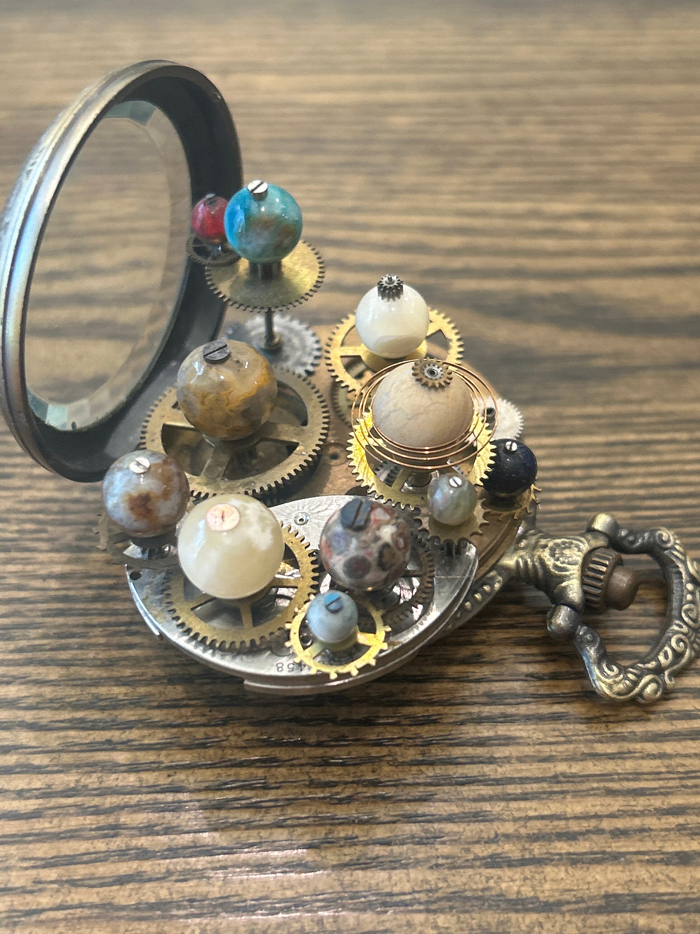 Pocket Watch Orrery-solar System Art - Etsy