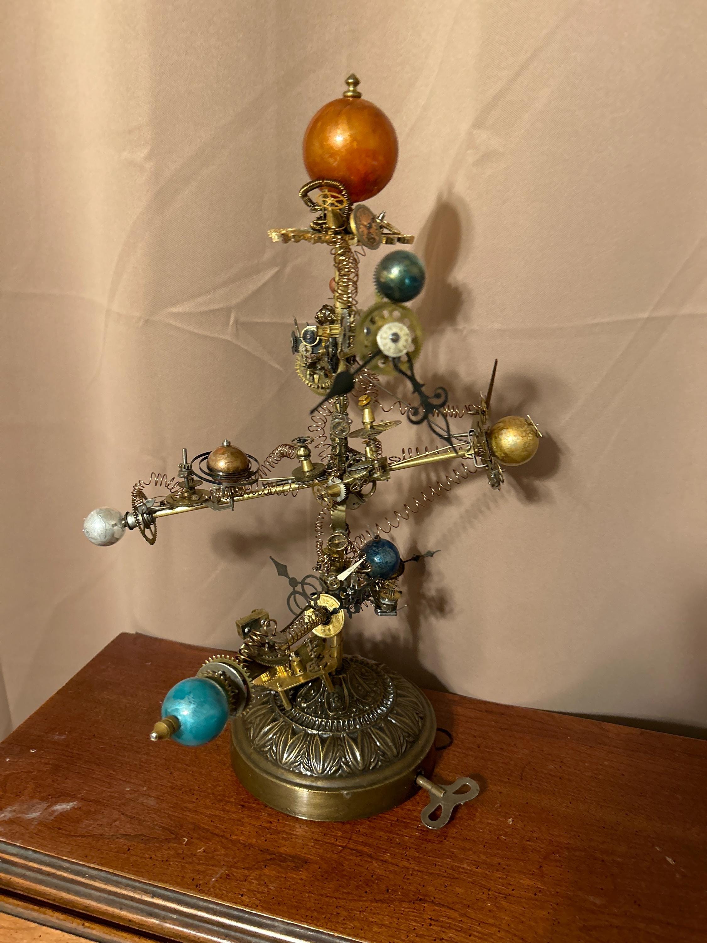 Steampunk Orrery Solar System: Vintage Clockwork Planet Art - Etsy