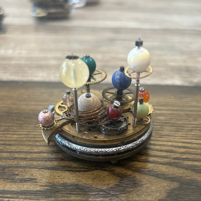 Orrery- Solar System- Steampunk Art - Pocket Watch Orrery - Etsy