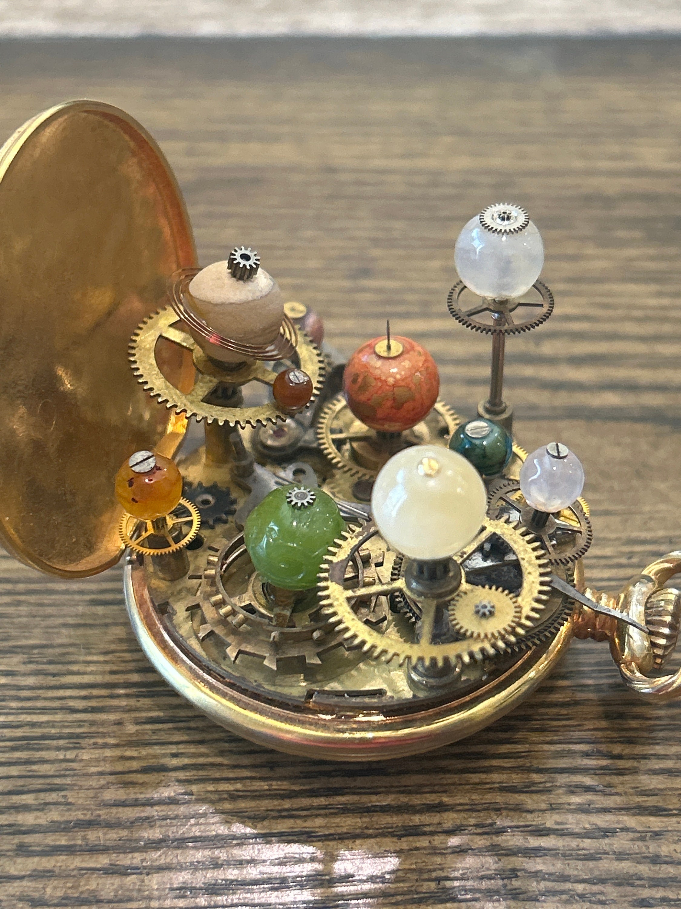 Orrery Pocket Watch Orrery Solar System Art Steampunk Art - Etsy Canada