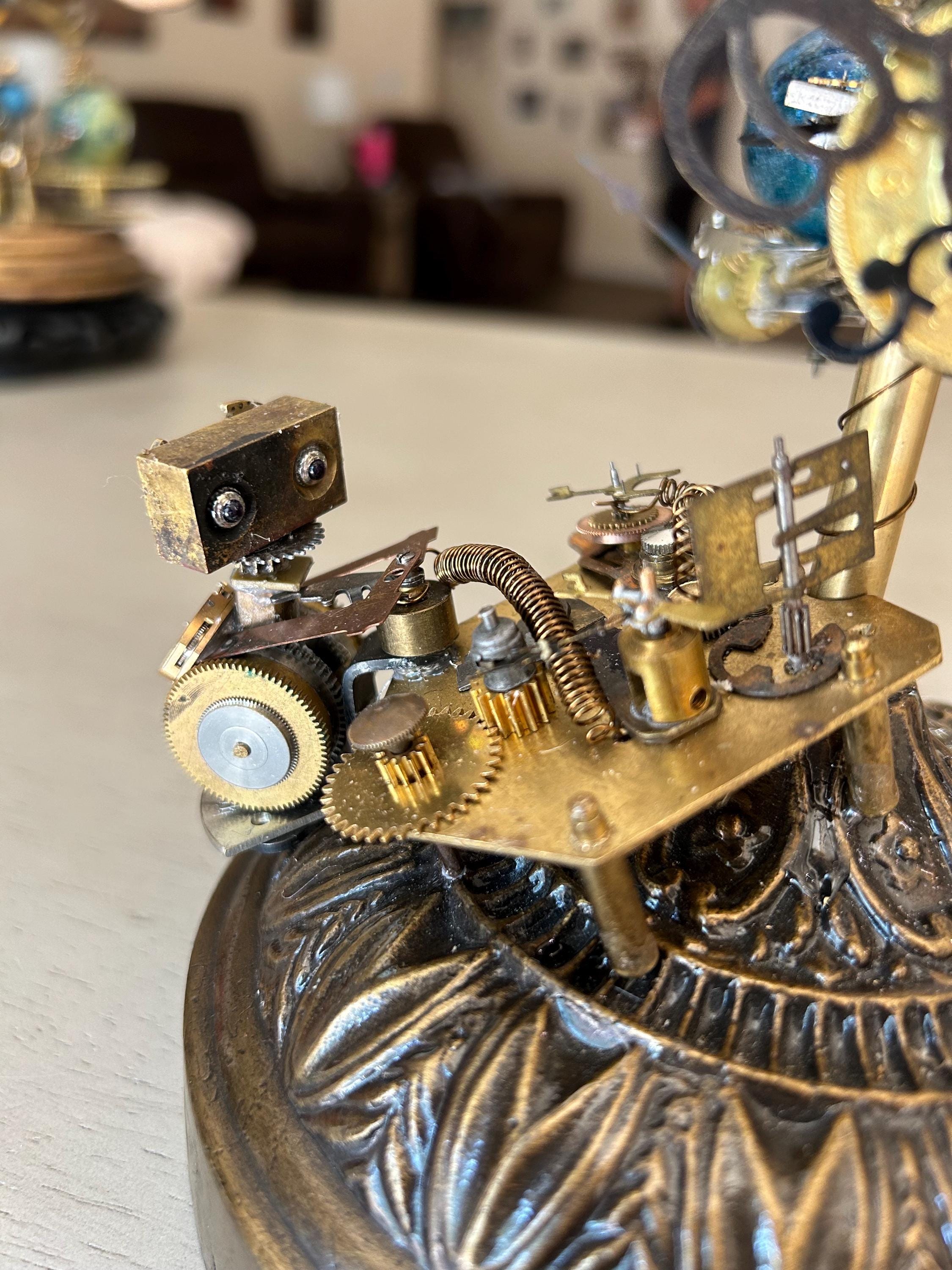 Steampunk Orrery Solar System: Vintage Clockwork Planet Art - Etsy