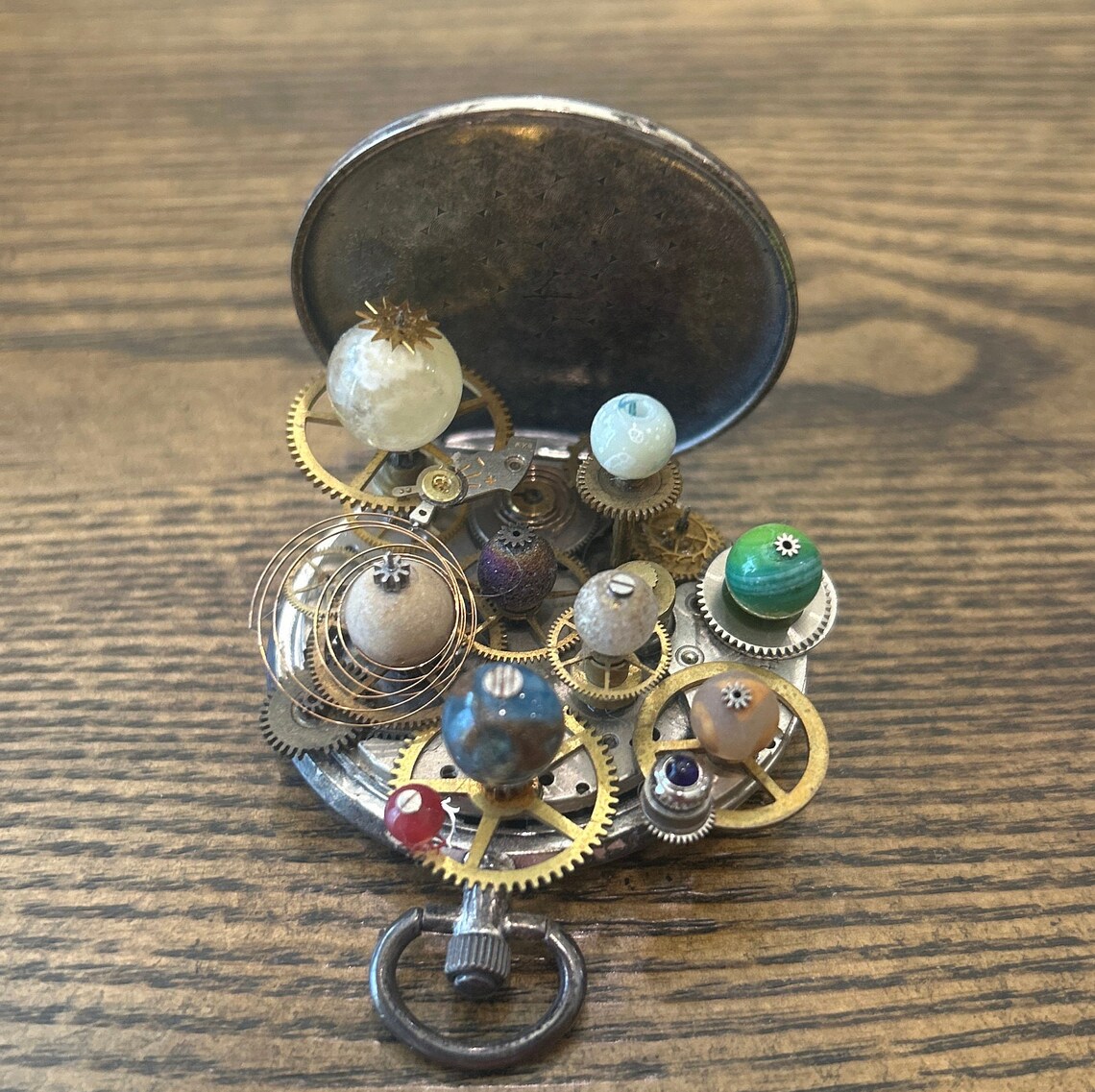 Pocket Watch Orrery Vintage Pocket Watch/solar System Steampunk Art - Etsy