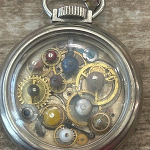 Vintage Pocket Watch Orrery Art - Etsy