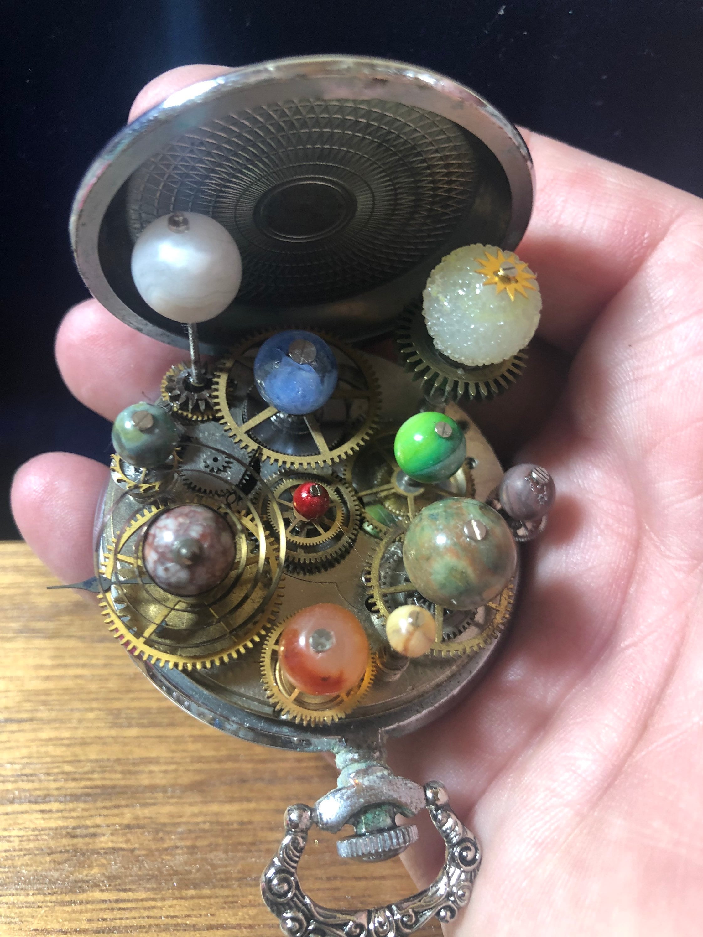 Orrery/pocket Watch Orrery/steampunk Art - Etsy