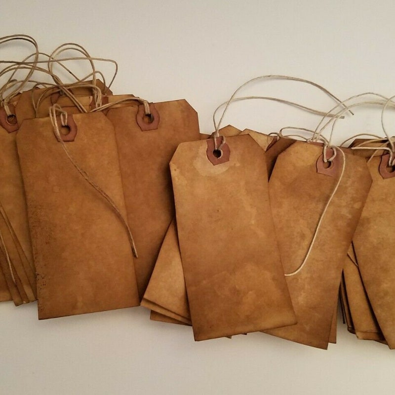 Primitive Tags - Etsy